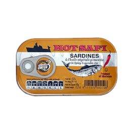 Hot Safi Sardines with Spicy Vegetable Oil - 125g