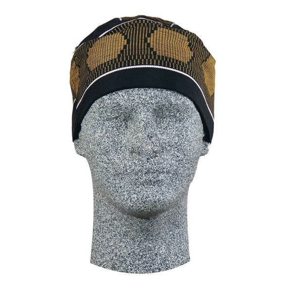 Makola.com : Kente Kufi Hat Style #4 BLACK - Hats and Headwear ...